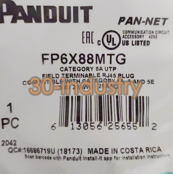 QTY:50 New For FP6X88MTG Termination Modular Plug 6A | eBay