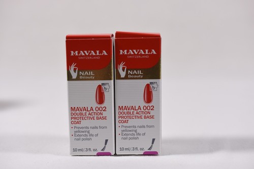 *2-boxes* Mavala 002 Double Action Protective Base Coat Prevents Stains ...