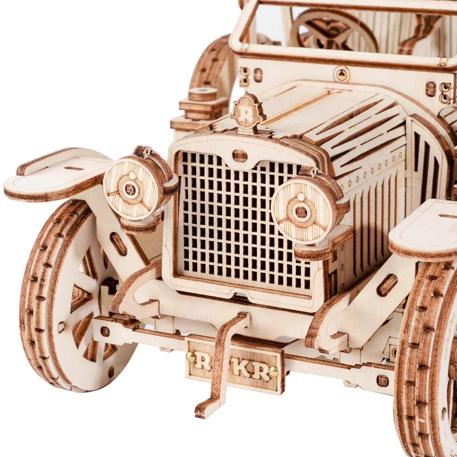 ROKR Vintage Car 3D Wooden Puzzle Retro Car Mode for Kids Adults Toys ...