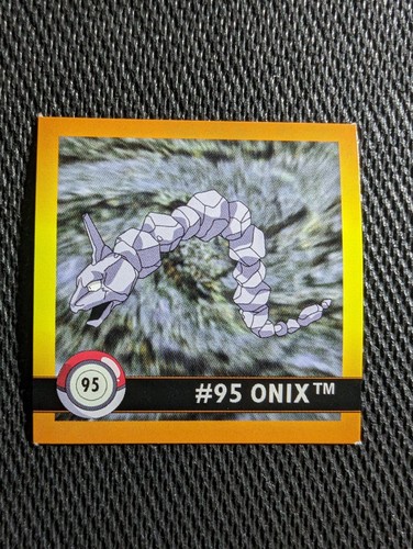 Onix #95 Pokemon 1999 Artbox Sticker NM | eBay