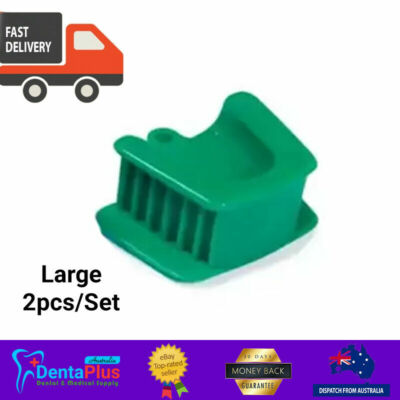 Dental Bite Block Autoclavable Mouth Props Hard Silicone Large Green ...