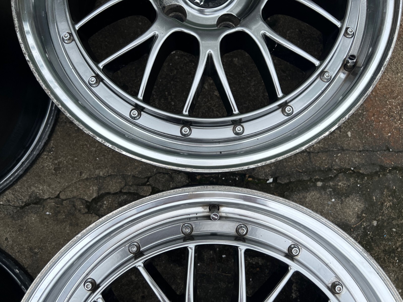 JDM 17" WEDS Farmas M-Revolt rims wheels for is200 dc5 rsx ek9 dc2 cl7 ...
