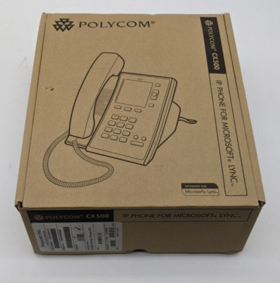 Polycom CX500 Desktop IP Phone For Microsoft Lync 2200-44300-025 | eBay