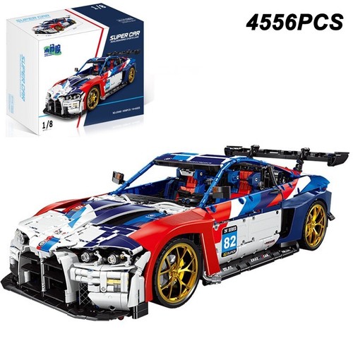 4556 PCS Technical BMW M4 Super Car Model Building Blocks Set Racing ...