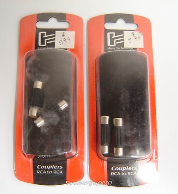2-Pack (4 pieces) Hosa Couplers / RCA to RCA / GRA-101 -- CBL1 | eBay