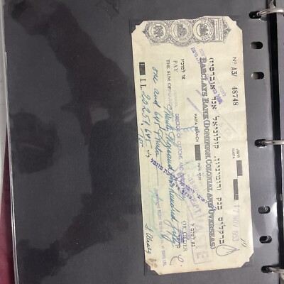BARCLAYS BANK DOMINION COLONIAL AND OVERSEAS BANK CHEQUE 1953 YEAR | eBay