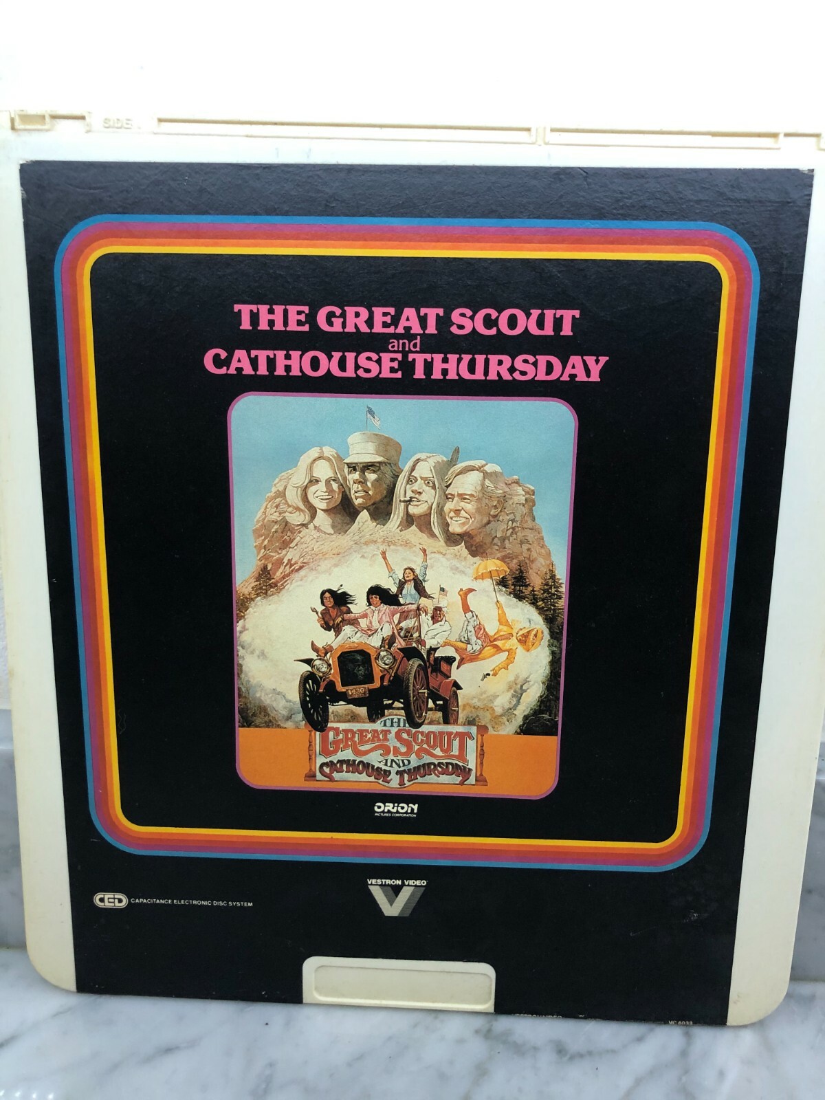 The Great Scout And Cathouse Thursday CED VideoDisc Vintage Movie Art ...