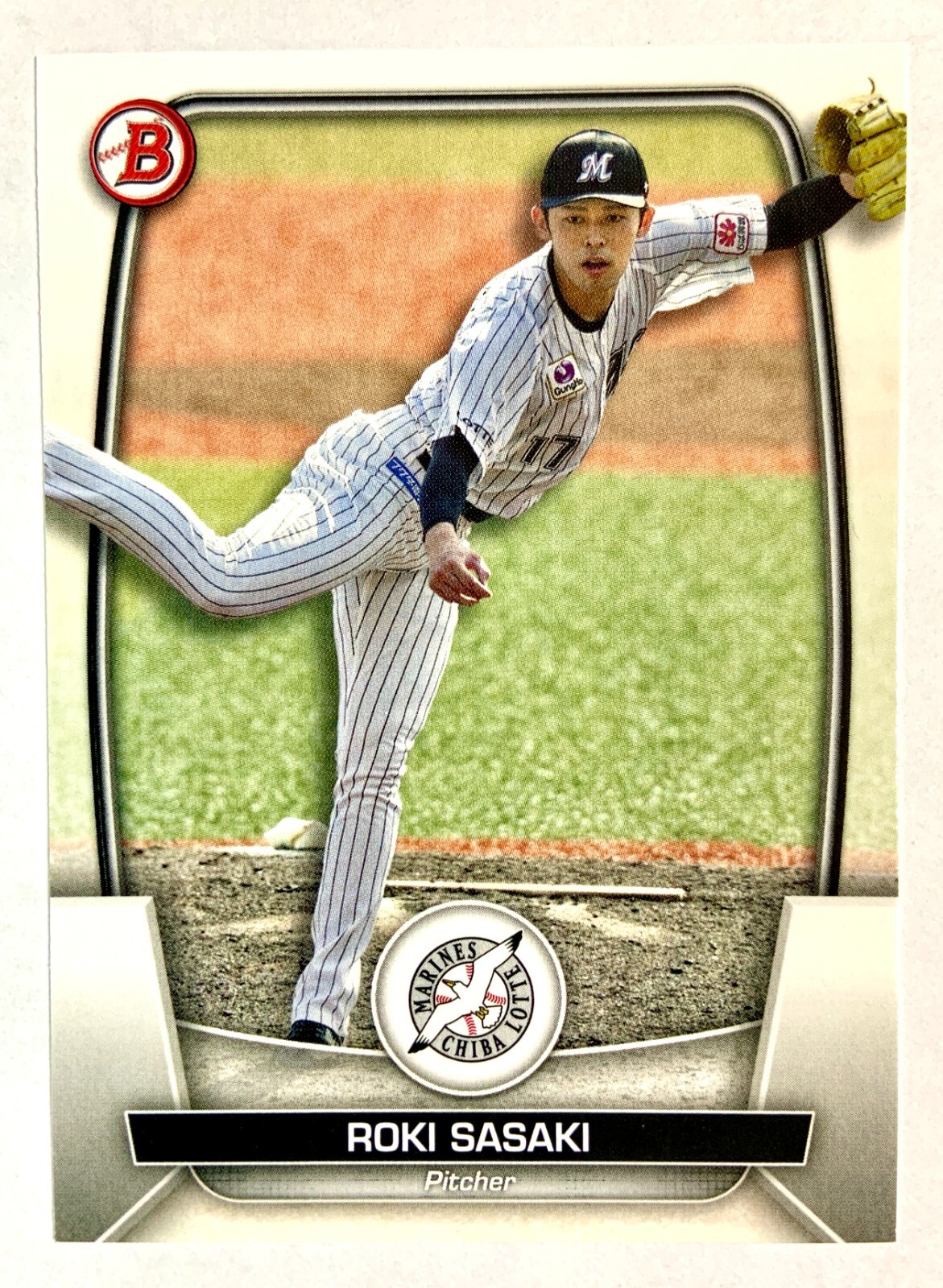 Roki Sasaki 2023 Topps Bowman Baseball card Chiba Lotte Marines Japan ...