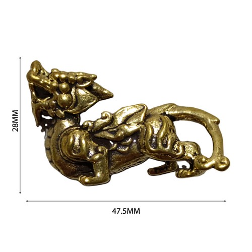 Chinese Mythical Beast Pixiu Figurines Lucky Animal Qi Lin Desktop ...