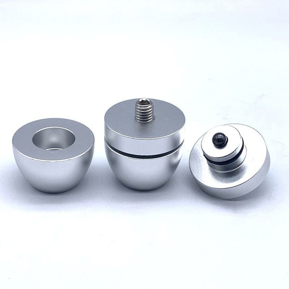 4 Pieces Aluminum Shock Absorbing Foot Pads for Audio Equipment ...