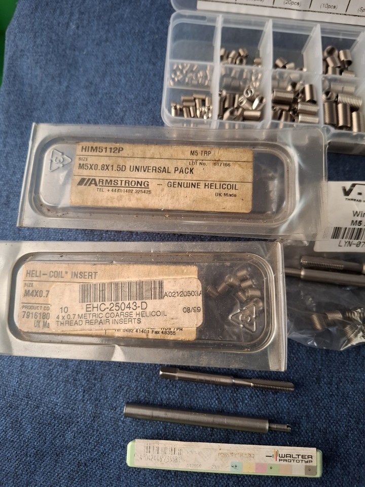 V Coil M6 Wire Insert Thread Repair Kit Helicoil 04010 M5 M4 + set of ...