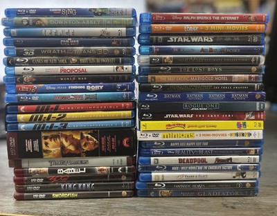 39 Movie Blu-Ray & HD-DVDs Lot Collection Mixed Genres - As Pictured | eBay