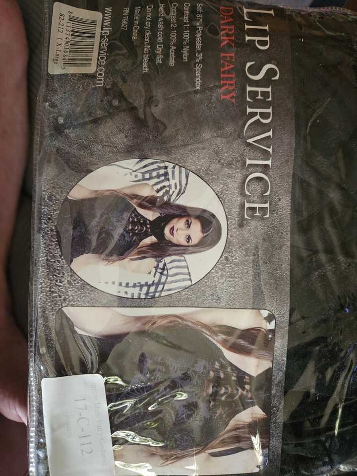 Lip Service Costume Vault, Dark Fairy Costume, New In Package, Dress ...