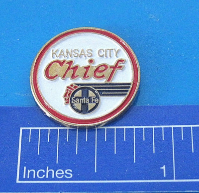 Kansas City SantaFe Chief RR - Hat pin , lapel pin , tie tac , hatpin ...