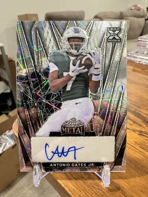 2024 Leaf Metal Football Antonio Gates Jr Prospect Rookie Auto #/6 🔥📈 ...