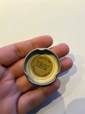 Vntg Snapple Real Fact Metal Bottle Cap Juice Drink #150 Boxing 1st ...
