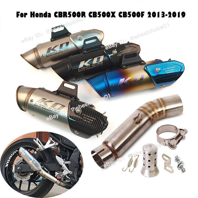 Exhaust System For Honda CBR500R CB500X CB500F 13-19 Mid Link Pipe ...