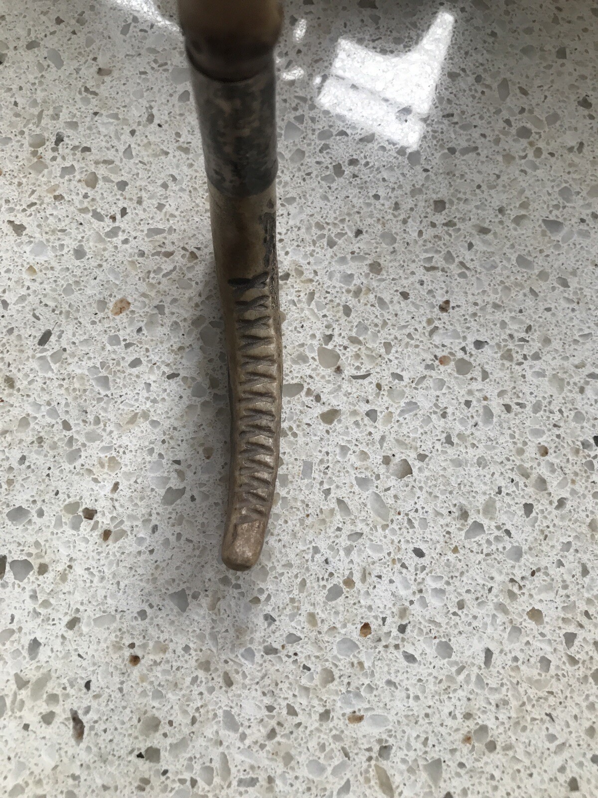 Vintage Silver-Mounted Bamboo Riding Crop with Antler Handle Antique ...