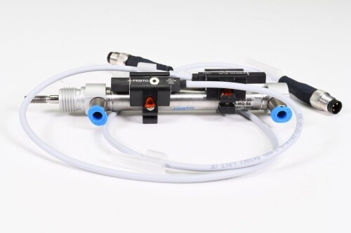 FESTO 193987 + 543861, DSNU-10-50-P-A-MQ-S6 + SME-8M-DS-24V-K-0,3-M8D ...