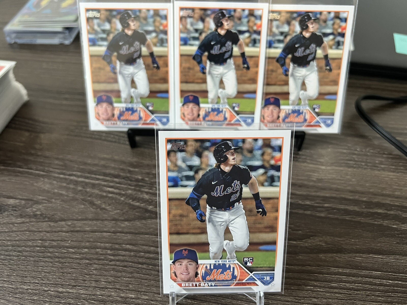 Brett Baty 2023 Topps Series 1 #89 Base Rookie Card RC-Mets (4) | eBay