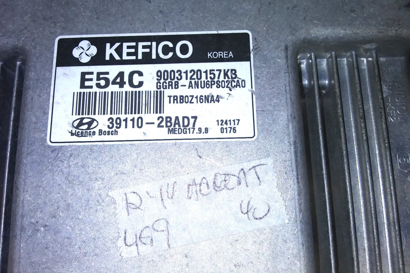 39110-2BAD7 ecm ecu computer 20122-2014 Hyundai Accent | eBay