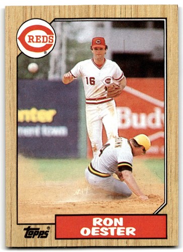 1987 Topps Ron Oester c Cincinnati Reds #172 | eBay