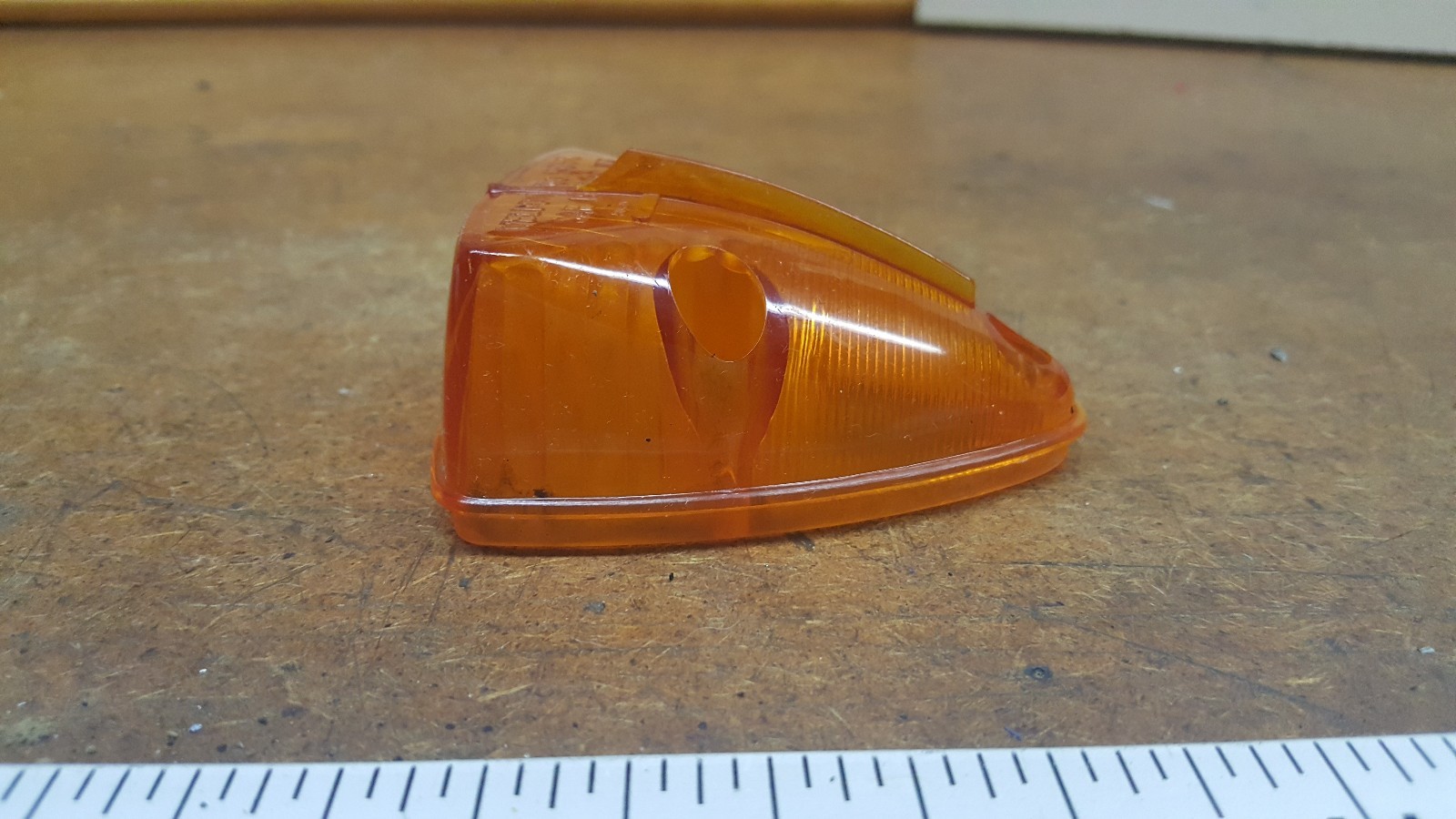 Tail Marker Light Lens Amber Weldon Triangular Shaped | eBay