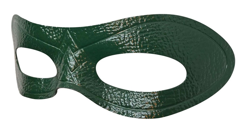 TV's Green Arrow Costume Leather Eye Mask - MOST Authentic - FREE Bonus ...