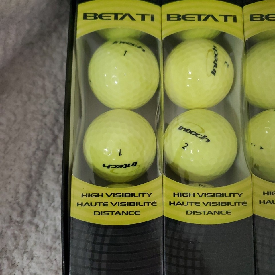 Intech Beta Ti High Visibility Distance Golf Balls | eBay