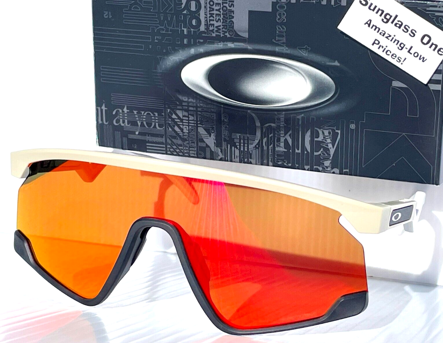 NEW Oakley BXTR Matte Desert Tan PRIZM Ruby Mirror Lens Sunglass 9280 ...