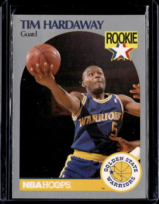 Tim Hardaway 1990-91 Hoops #113 Rookie Golden State Warriors | eBay