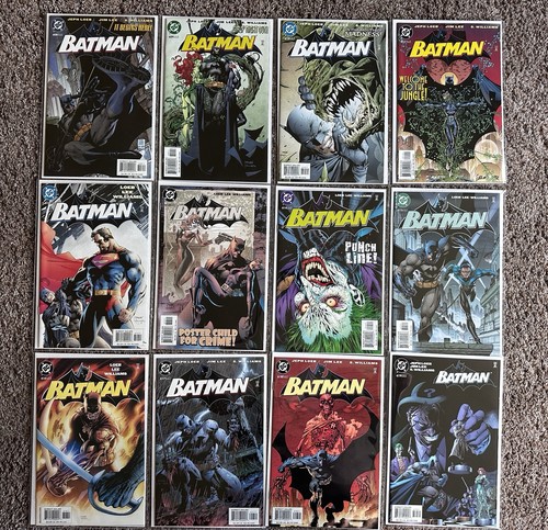 BATMAN 608-619 (2002) DC Comics Complete HUSH Story Set 1st Print Jim ...