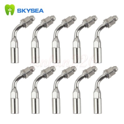 10 Dental Ultrasonic Piezo Scaler Endo Tips 120° for EMS WOODPECKER ...