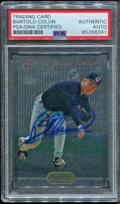 Bartolo Colon Auto Rookie Card 1995 Bowman's Best Signed PSA Autograph ...