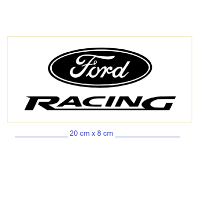 Ford Racing Window Decal