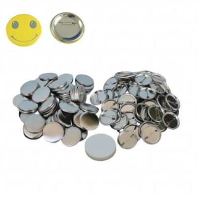 32mm Metal Pin Back Button 100 Sets/Pack Metal brooch Pinned to ...
