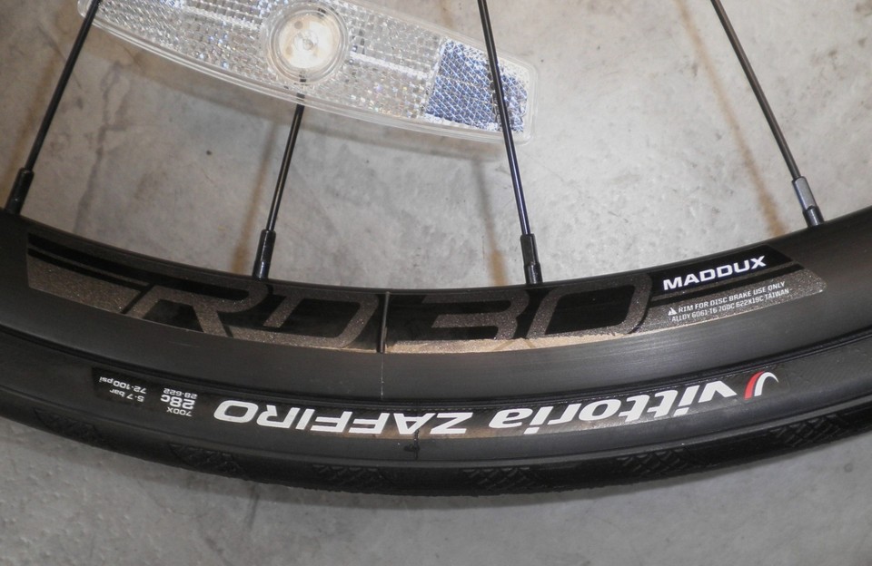 FRONT MADDUX RD 3.0 VITTORIA ZAFFIRO 700X28C ROAD BIKE WHEEL RMS25 | eBay
