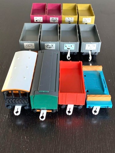 Thomas & Friends TOMY Plarail Trackmaster Freight Car Set Lot 12 Train ...