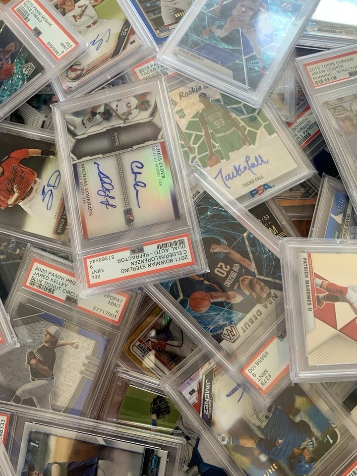 MYSTERY NFL PSA 9 MINT SLAB *RARE* GUARANTEED PSA 9 SLAB CJ STROUD ...