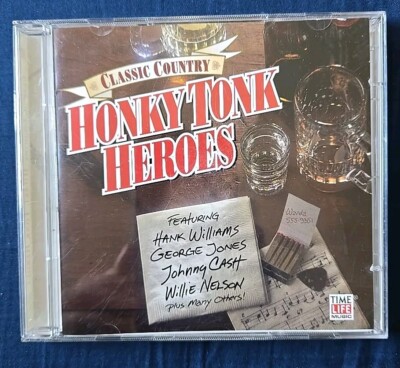 Classic Country - Honky Tonk Heroes (CD, 2004, 2 Discs, TIme Life Music ...