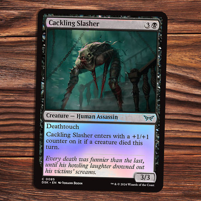 Cackling Slasher - FOIL - Duskmourn - Magic the Gathering | eBay