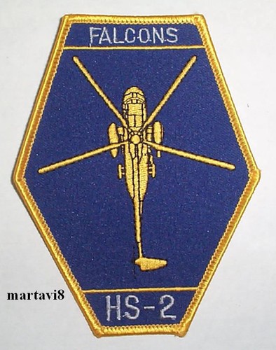 US.Navy `FALCONS HS-2` Helicopter Cloth Badge / Patch (S16) | eBay