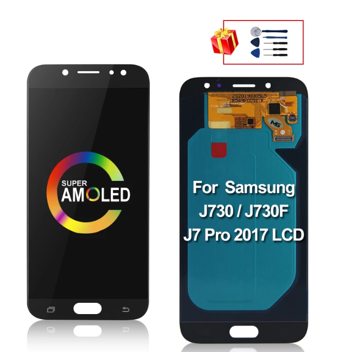 AMOLED For Samsung Galaxy J7 Pro 2017 J730 J730F LCD Display Touch ...