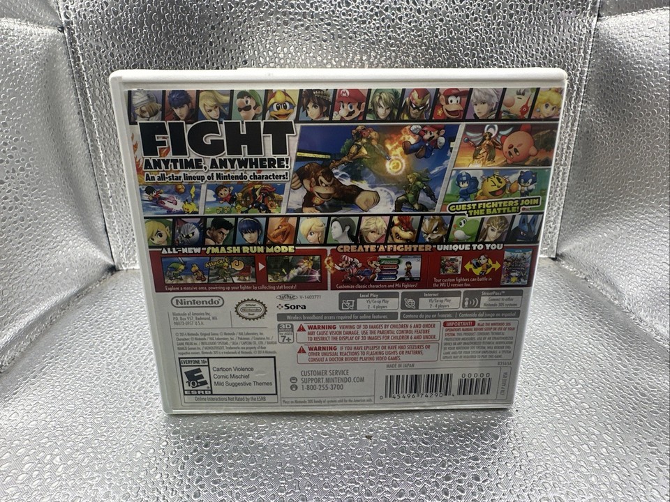 Super Smash Bros. Nintendo 3DS Game Complete CIB Tested Authentic US ...