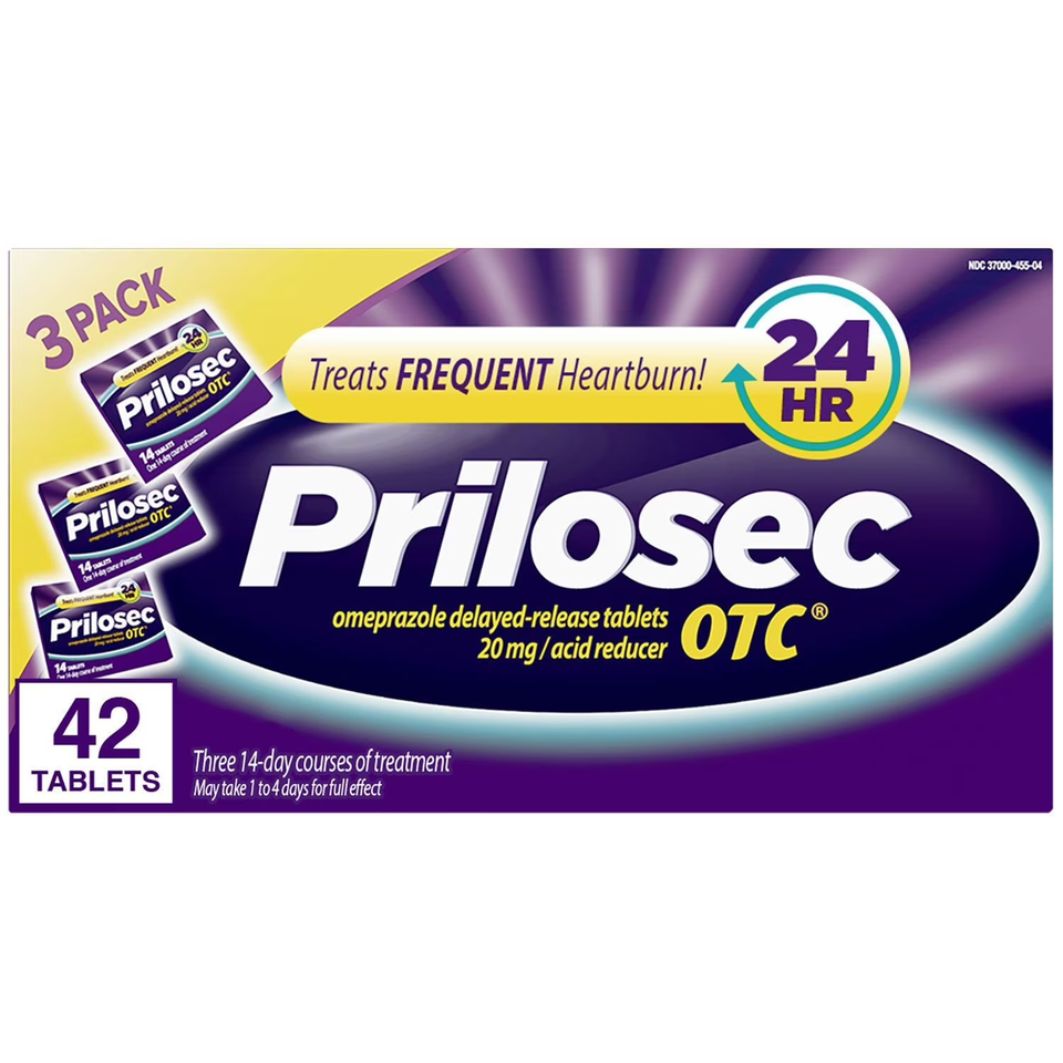 Prilosec 42 Ct 24 Hour Omeprazole 20mg Tablets Exp:01/2028 OTC | eBay