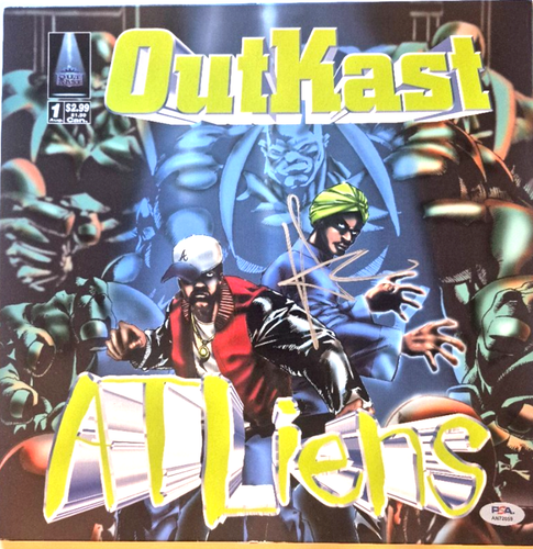ANDRE 3000 SIGNED AUTO OUTKAST ATLIENS ALIENS ALBUM RARE BIG BOI ATLANTA PSA COA | eBay
