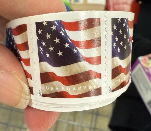 USPS US FLAG FOREVER STAMPS I ROLL* 98 EACH 2017 FIRST CLASS | eBay