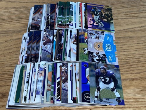 Ray Lewis (170) Card Lot Baltimore Ravens Topps Bowman Chrome UD Fleer ...
