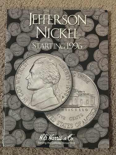 HARRIS COIN BOOK Starting 1996 JEFFERSON NICKELS Partially COMPLETE | eBay