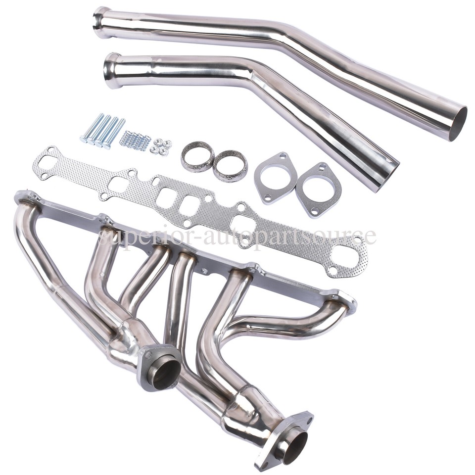 For Ford Mercury L6 144/170/200/250 CID Stainless Performance Headers ...